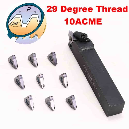 HARTWANA 29 Degree 10ACME Trapezoidal Threaded Lathe Thread Cutting ...