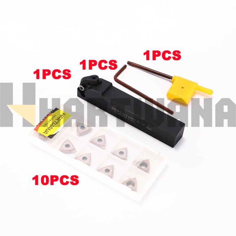 HARTWANA Lathe Threading Tool Turning Tools Vertical 30° Metric ...